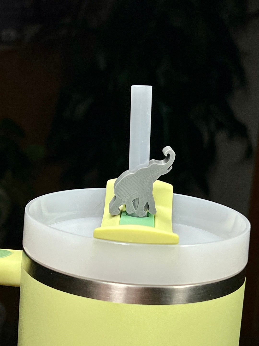 Elephant Straw Topper - Stanley Straw - Delta Sigma Theta - Etsy