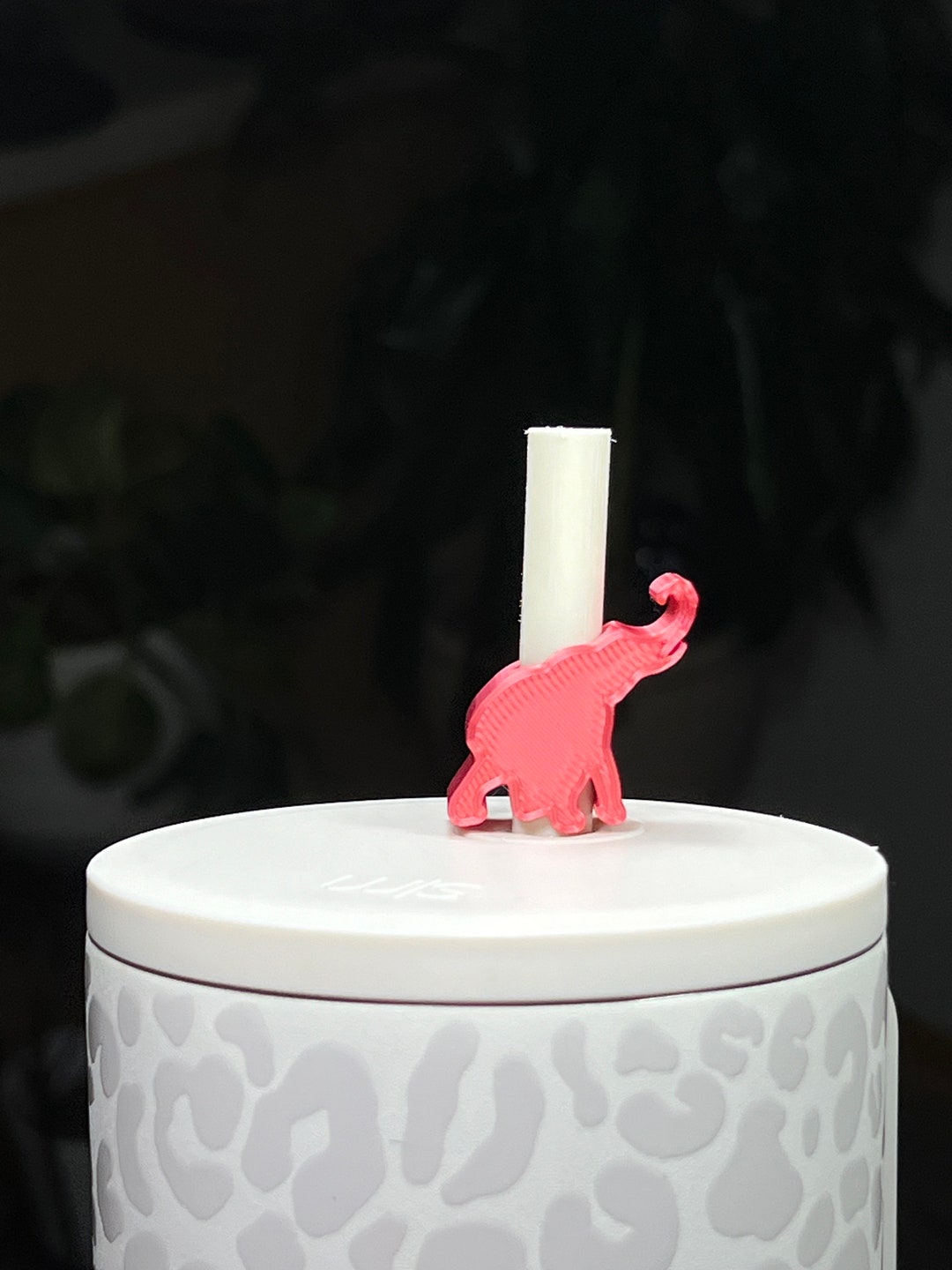 Elephant Straw Topper - Simple Modern Straw - Delta Sigma Theta - Etsy