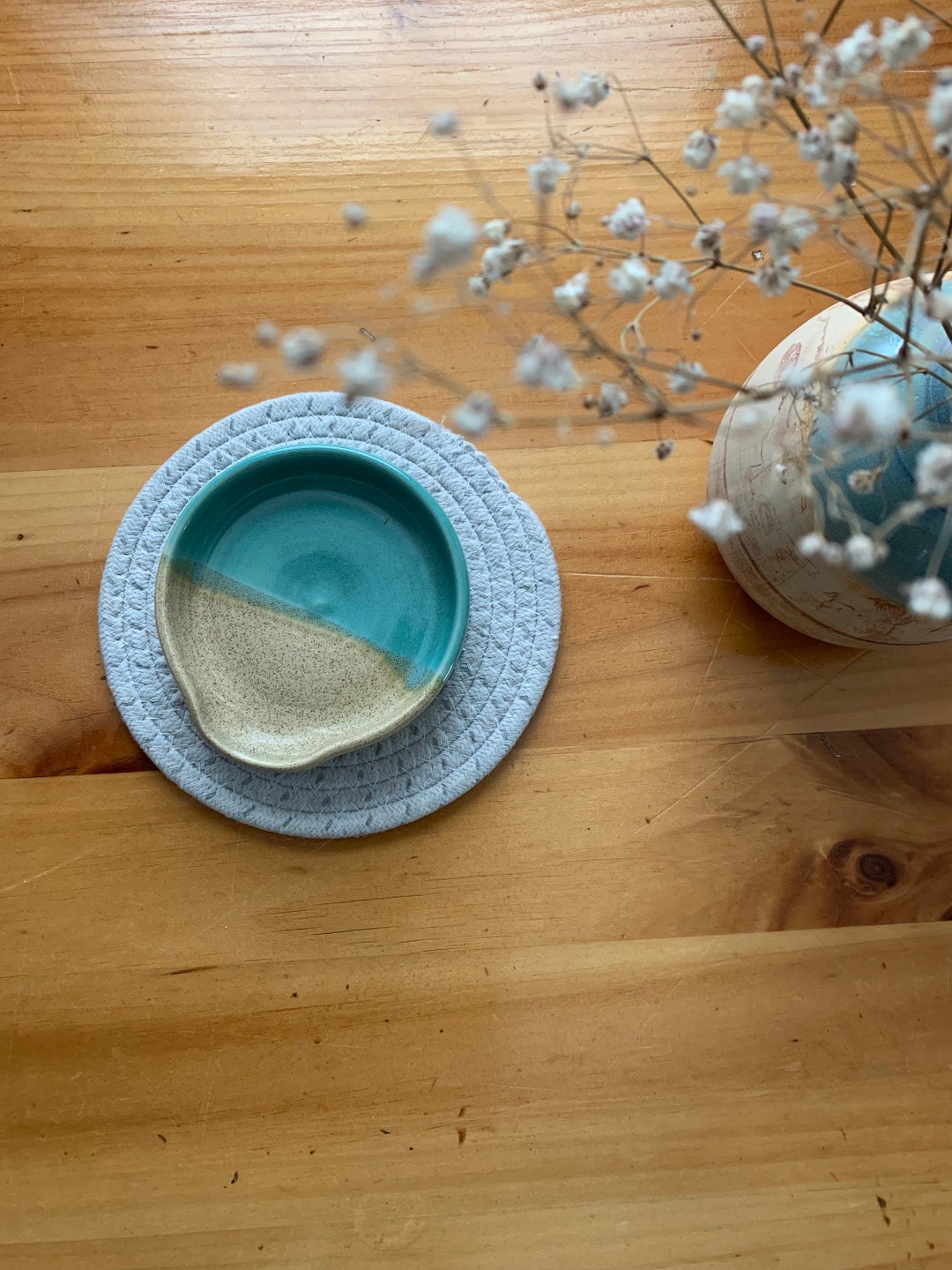 Spoon Rest & Magnets Pottery - Etsy