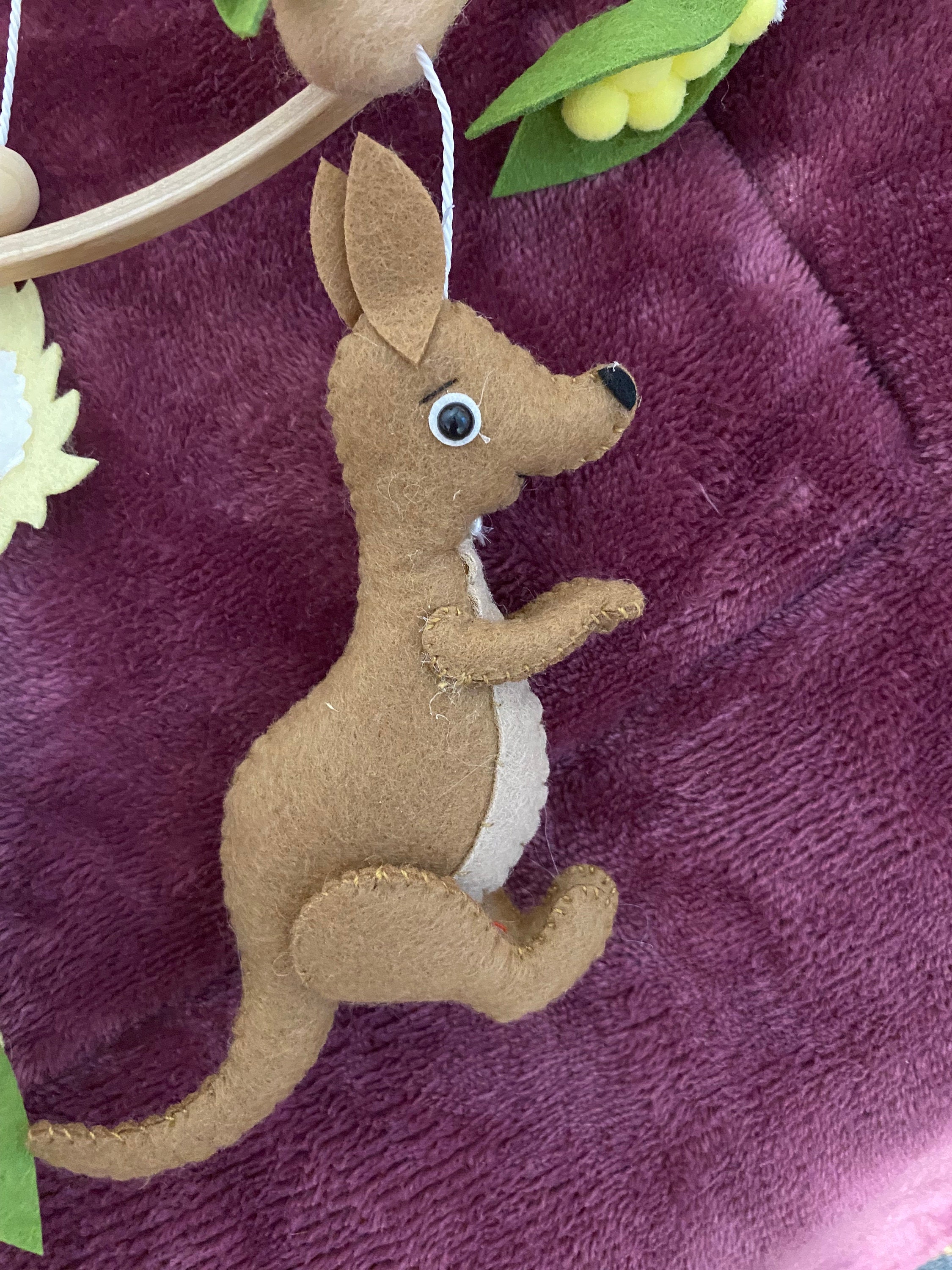 Baby Cot Mobile Australian Animals Theme - Etsy Australia