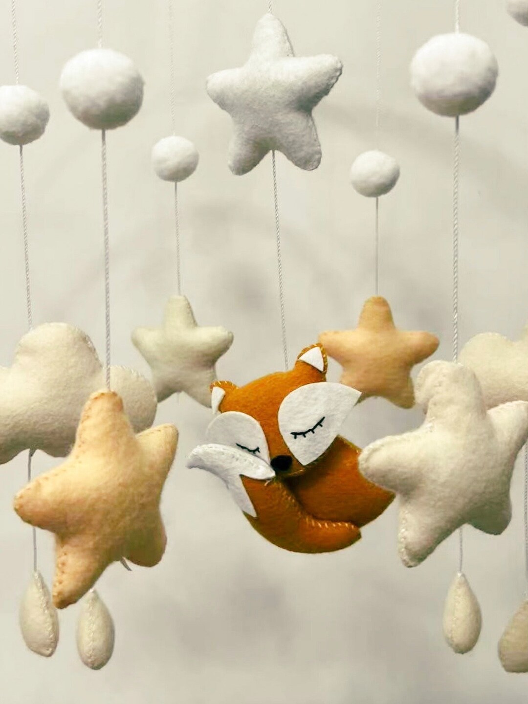 Baby Cot Mobiles - Woodlands Fox Theme - Etsy Australia