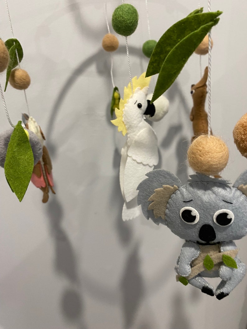 Baby Cot Mobile - Australian Animals Theme - Etsy Australia