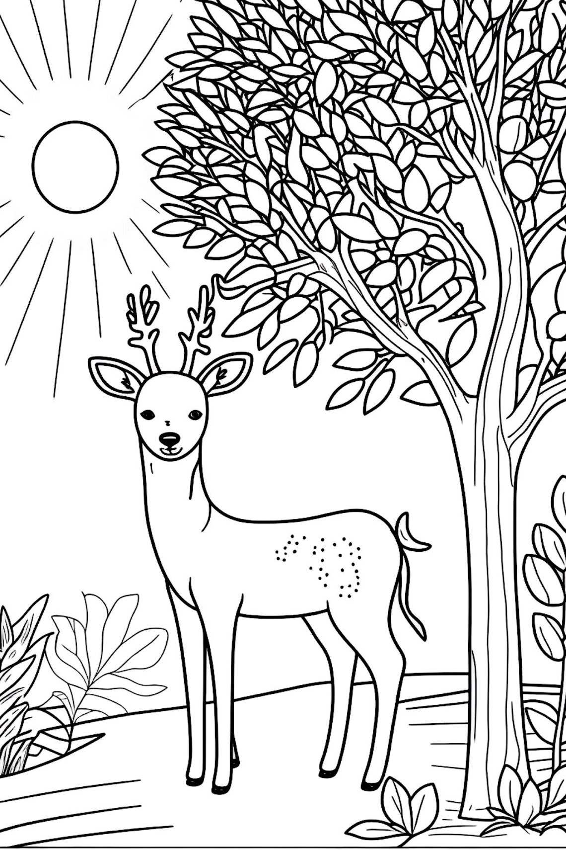 Animal Summer Coloring Pages for Kids, Animal Coloring Pages for Kids ...