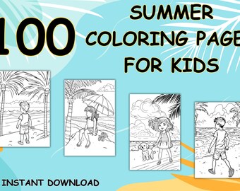 Printable Spring Coloring Pages, Printable Summer Coloring Pages ...