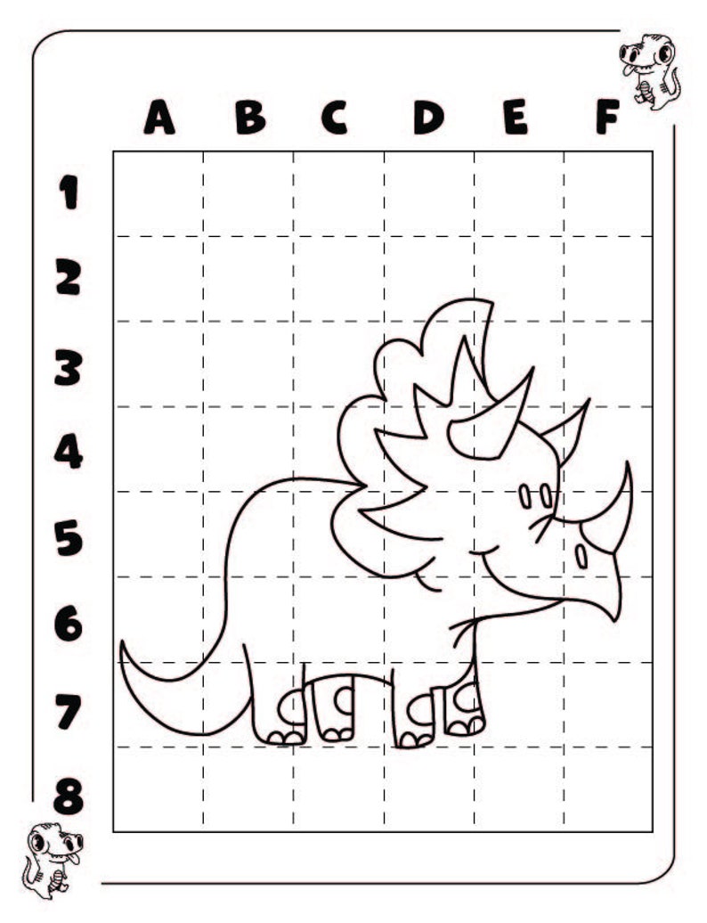 How to Draw Dinosaurs Drawing and Coloring Pages for Kids, How to Draw ...