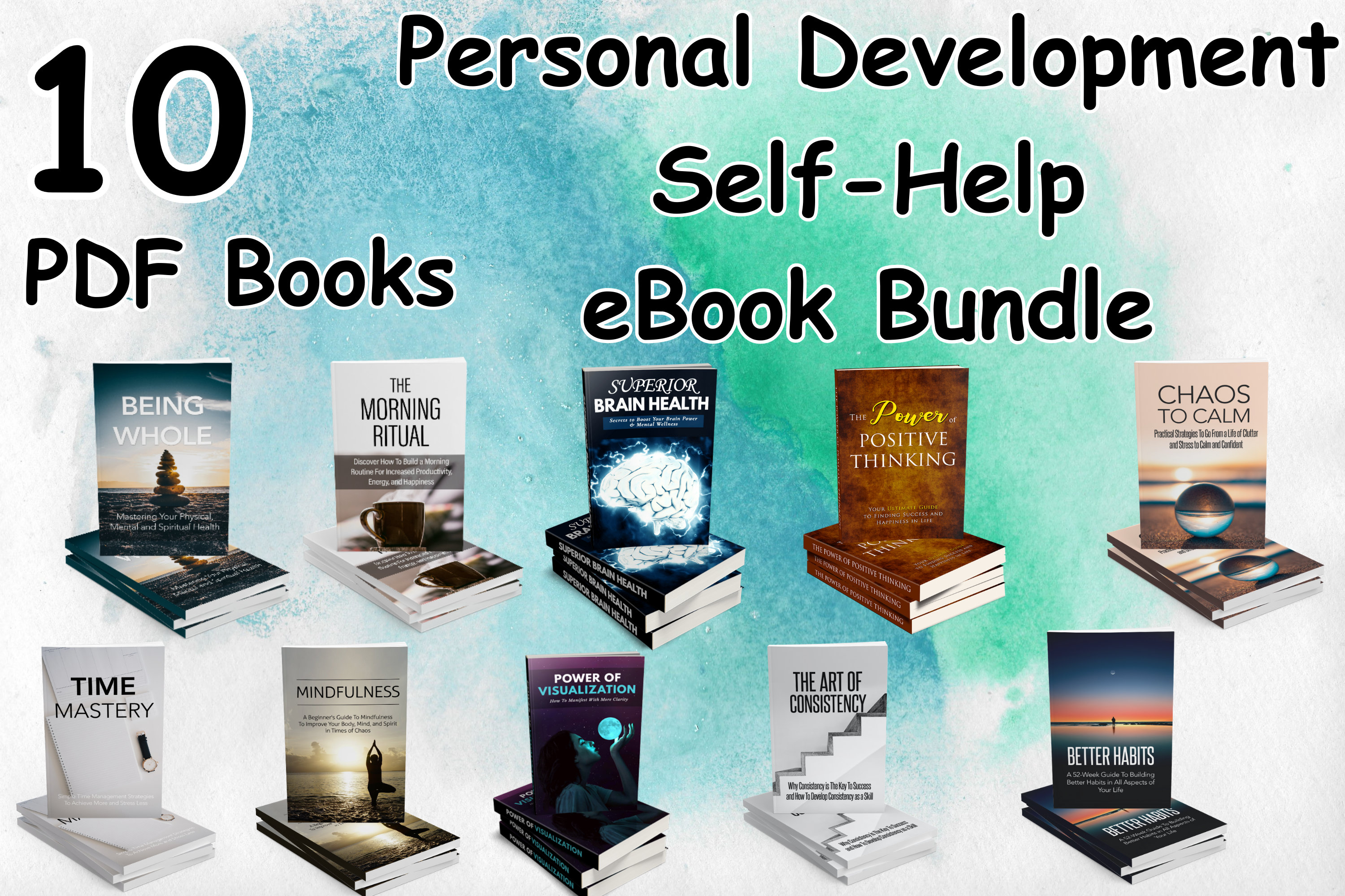 Personal Development Self-help Ebook Bundle, 10 Ebooks, Personal Development Ebooks, Self-help ...