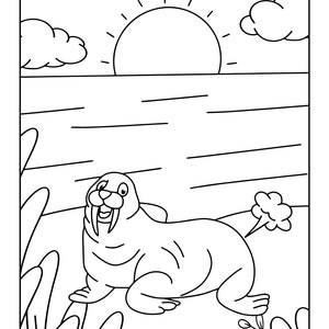 Cute Farting Animal Coloring Pages for Kids, Funny Farting Coloring ...