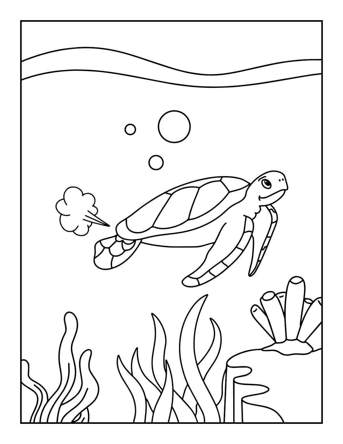 Cute Farting Animal Coloring Pages for Kids, Funny Farting Coloring ...