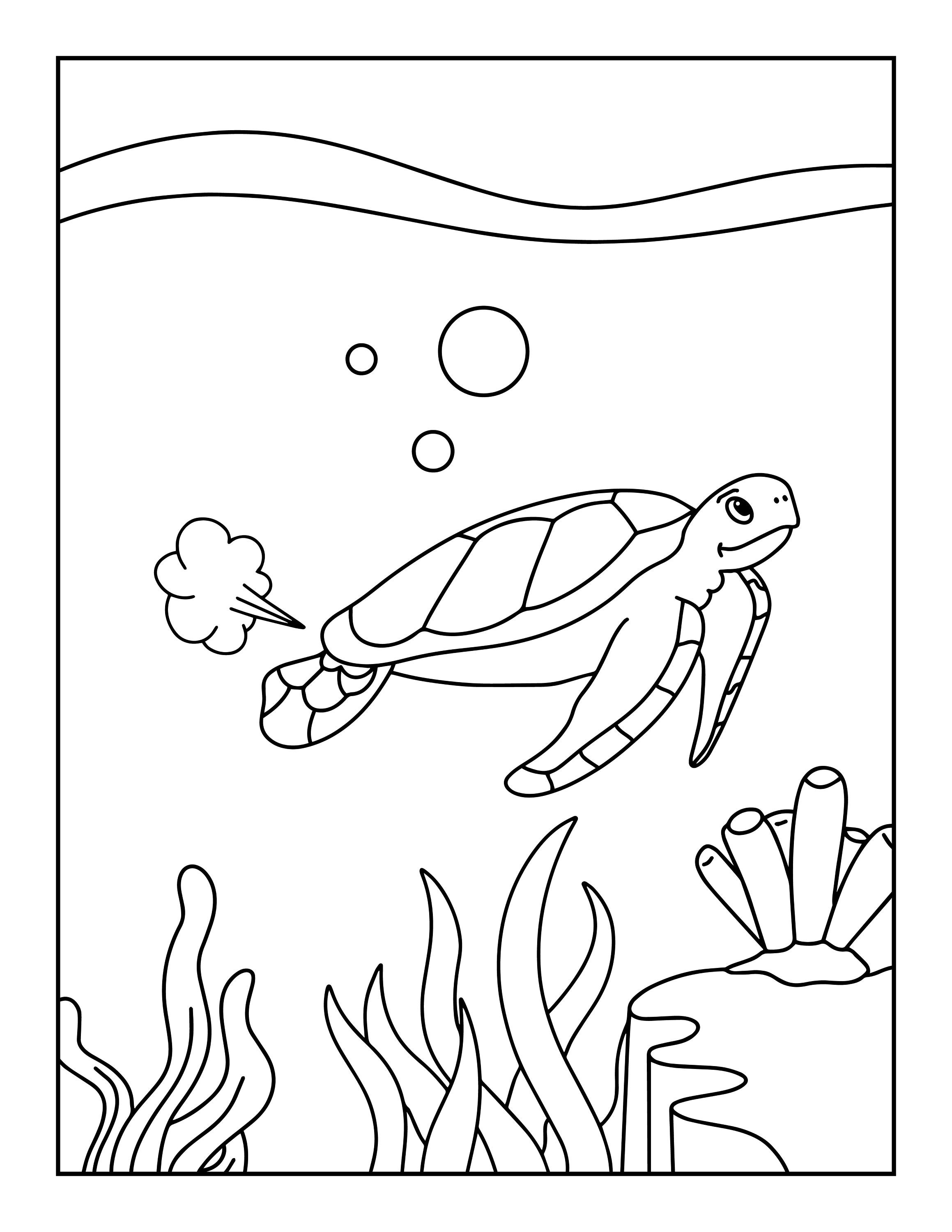 Cute Farting Animal Coloring Pages for Kids, Funny Farting Coloring ...