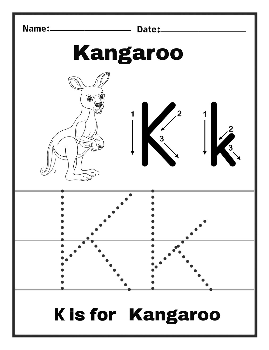 AZ A-Z Alphabet Tracing for Kids, Alphabet Tracing for Kids, Letter ...