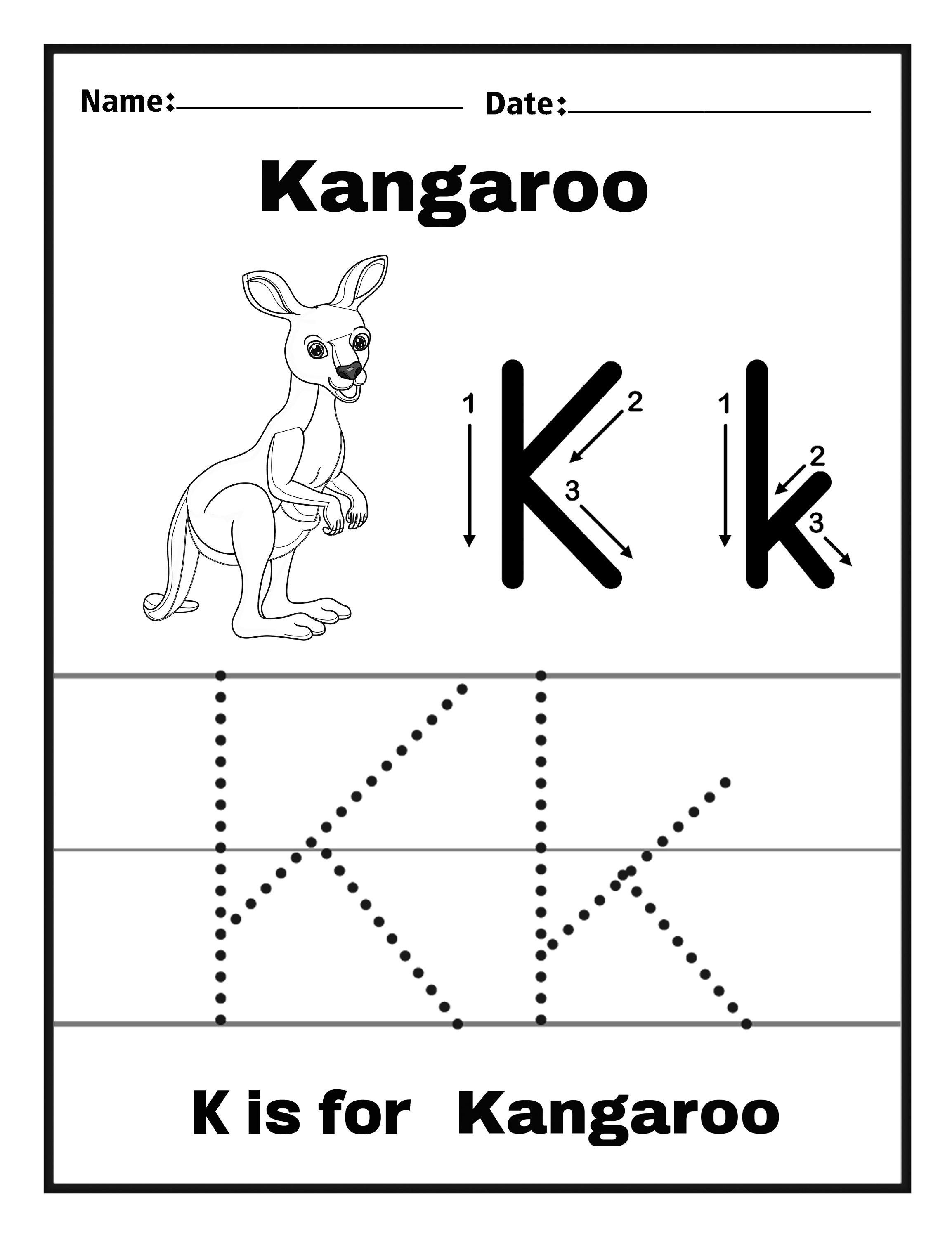 AZ A-Z Alphabet Tracing for Kids, Alphabet Tracing for Kids, Letter ...