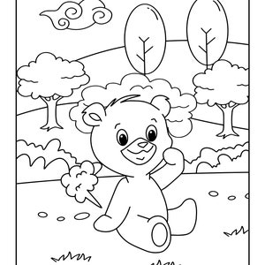 Cute Farting Animal Coloring Pages for Kids, Funny Farting Coloring ...