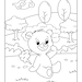 Cute Farting Animal Coloring Pages for Kids, Funny Farting Coloring ...