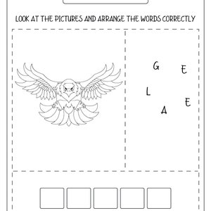 Word Scramble for Kids, Word Scramble and Coloring Pages for Kids, Kids ...
