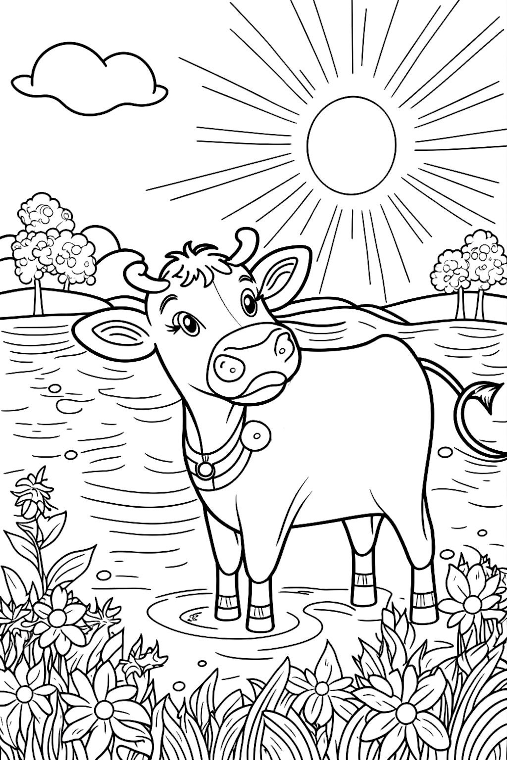 Animal Summer Coloring Pages for Kids, Animal Coloring Pages for Kids ...