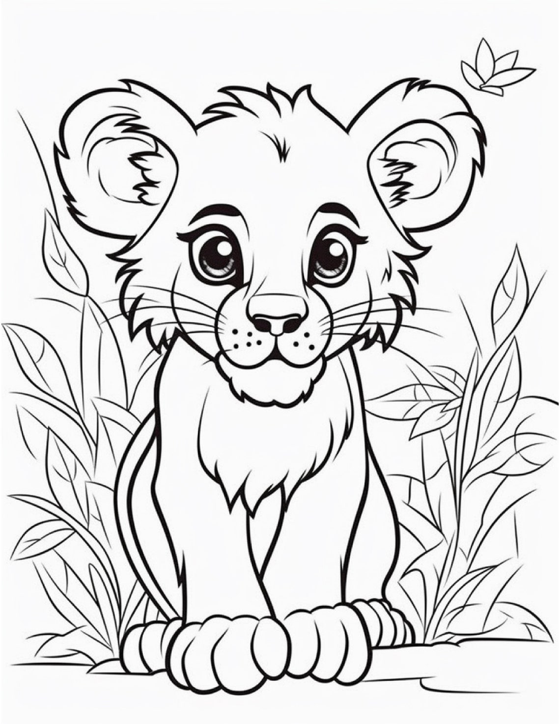 Animal Coloring Pages Bundle, Coloring Pages for Kids, Cute Animal ...