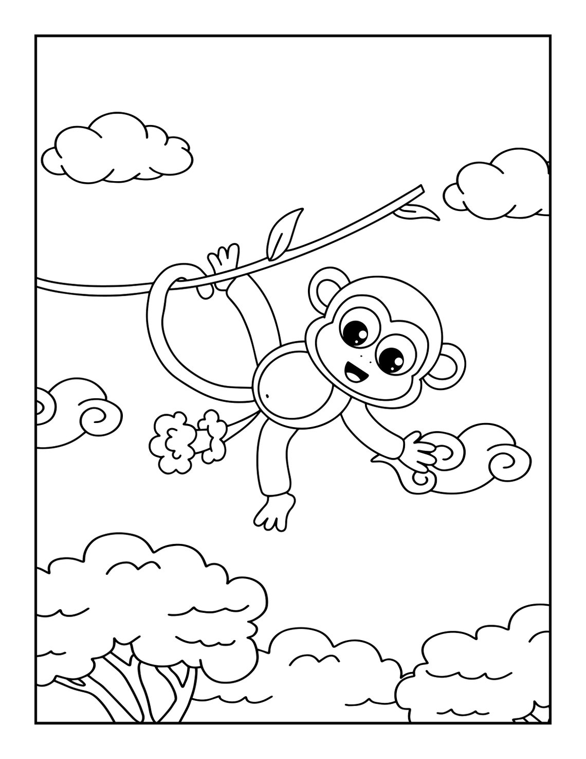 Cute Farting Animal Coloring Pages for Kids, Funny Farting Coloring ...