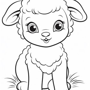120 Cute Animal Coloring Pages for Kids Vol1 | Printable Activity for ...