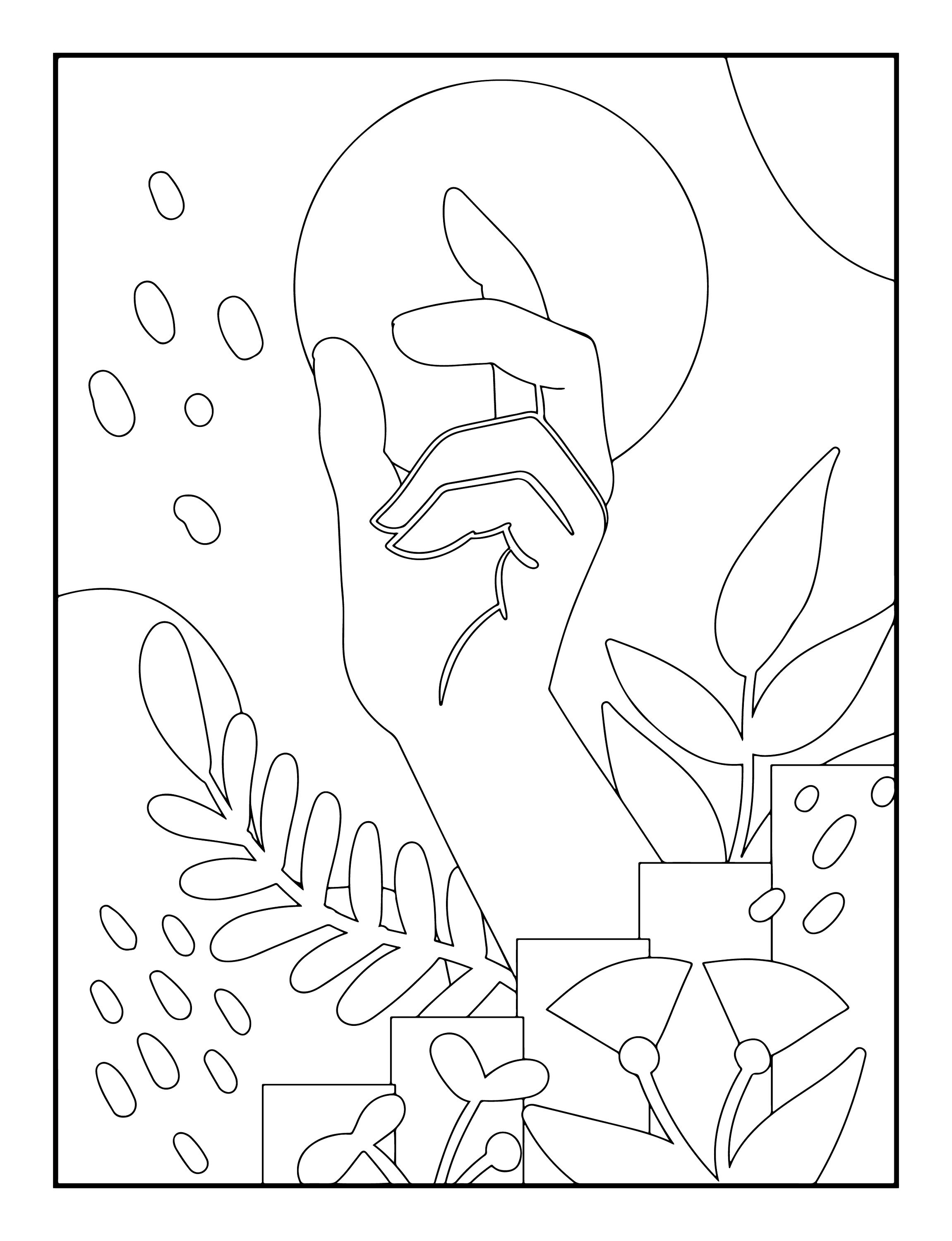 Minimalist Coloring Pages, Minimalist Coloring Pages for All Ages ...
