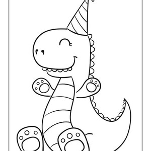 Cute Dinosaur Coloring Pages for Kids, Kids Coloring Pages, Dinosaur ...