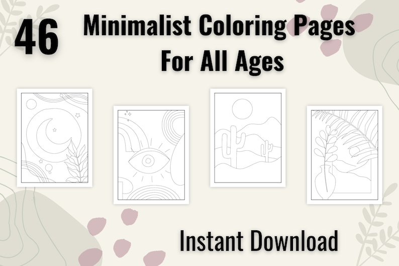 Minimalist Coloring Pages, Minimalist Coloring Pages for All Ages ...