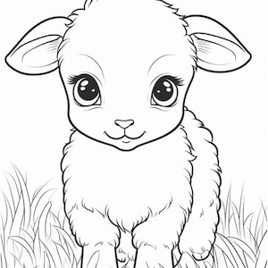 120 Cute Animal Coloring Pages for Kids Vol1 | Printable Activity for ...