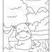 Cute Farting Animal Coloring Pages for Kids, Funny Farting Coloring ...