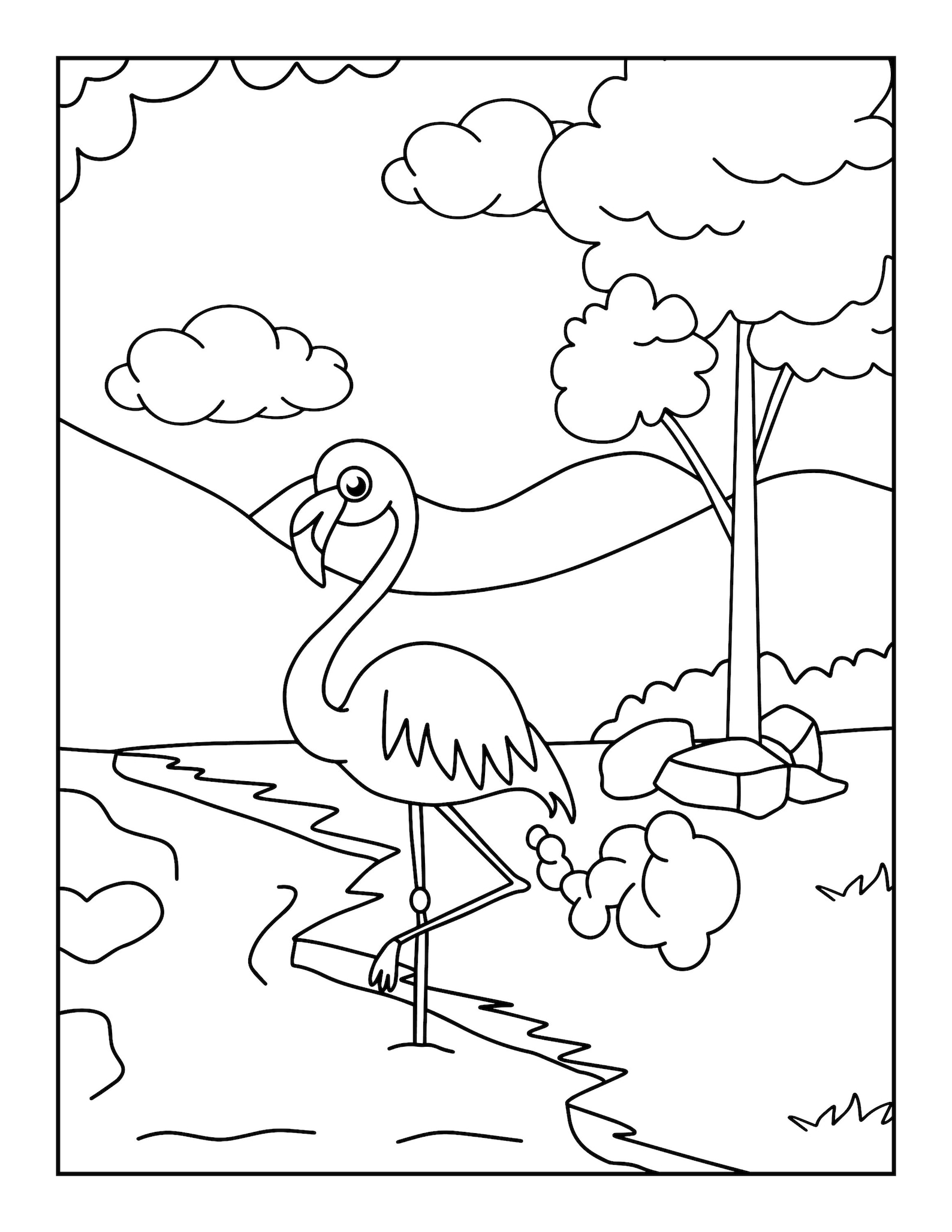 Cute Farting Animal Coloring Pages for Kids, Funny Farting Coloring ...