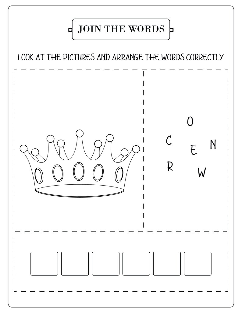 Word Scramble for Kids, Word Scramble and Coloring Pages for Kids, Kids ...