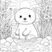 Animal Summer Coloring Pages for Kids, Animal Coloring Pages for Kids ...
