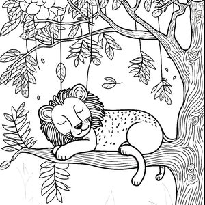 Animal Summer Coloring Pages for Kids, Animal Coloring Pages for Kids ...