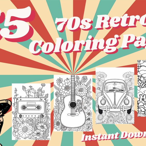 Adult Coloring Pages - Etsy