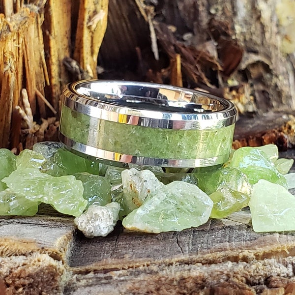 Peridot Ring - Etsy