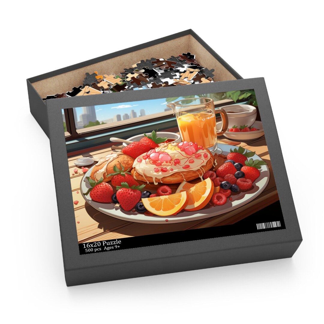Breakfast Display Jigsaw Puzzle, Classic Jigsaw Puzzle, Puzzles for ...