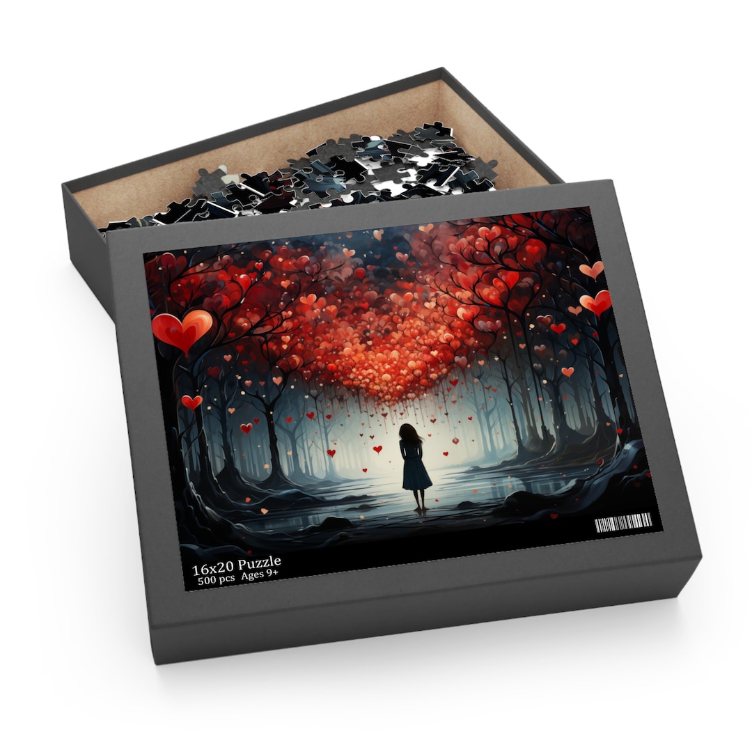 Valentines Day Puzzle, Gift for Valentines Day, Puzzle for Lovers, Gift ...
