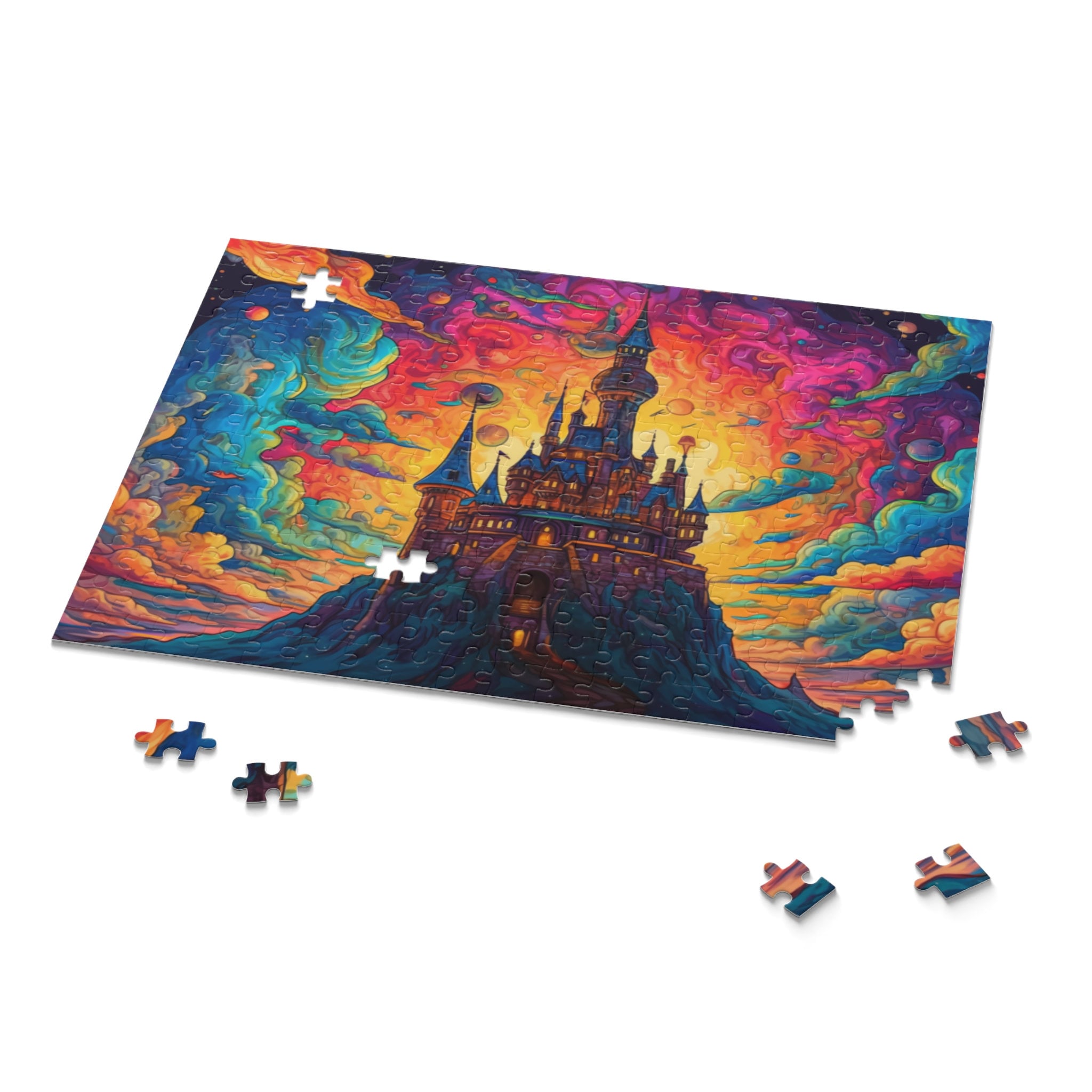 Jigsaw Puzzle Psychedelic Art Puzzle Trippy Artwork Puzzle Custom ...