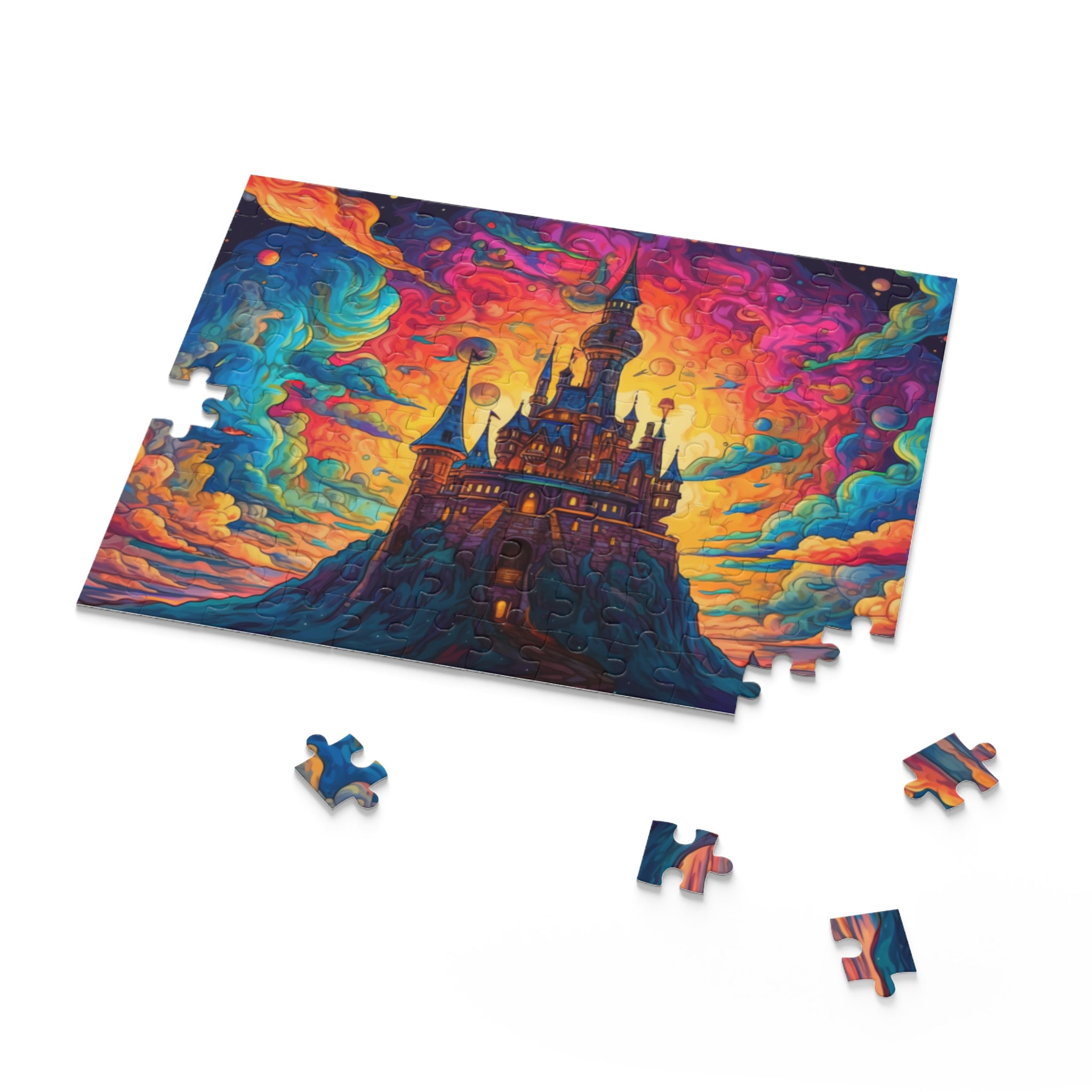 Jigsaw Puzzle Psychedelic Art Puzzle Trippy Artwork Puzzle Custom ...