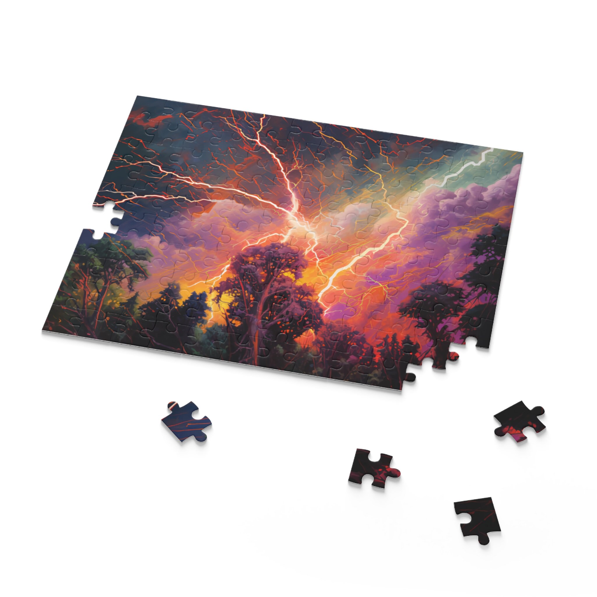 Jigsaw Puzzle Psychedelic Art Puzzle Trippy Artwork Puzzle Custom ...