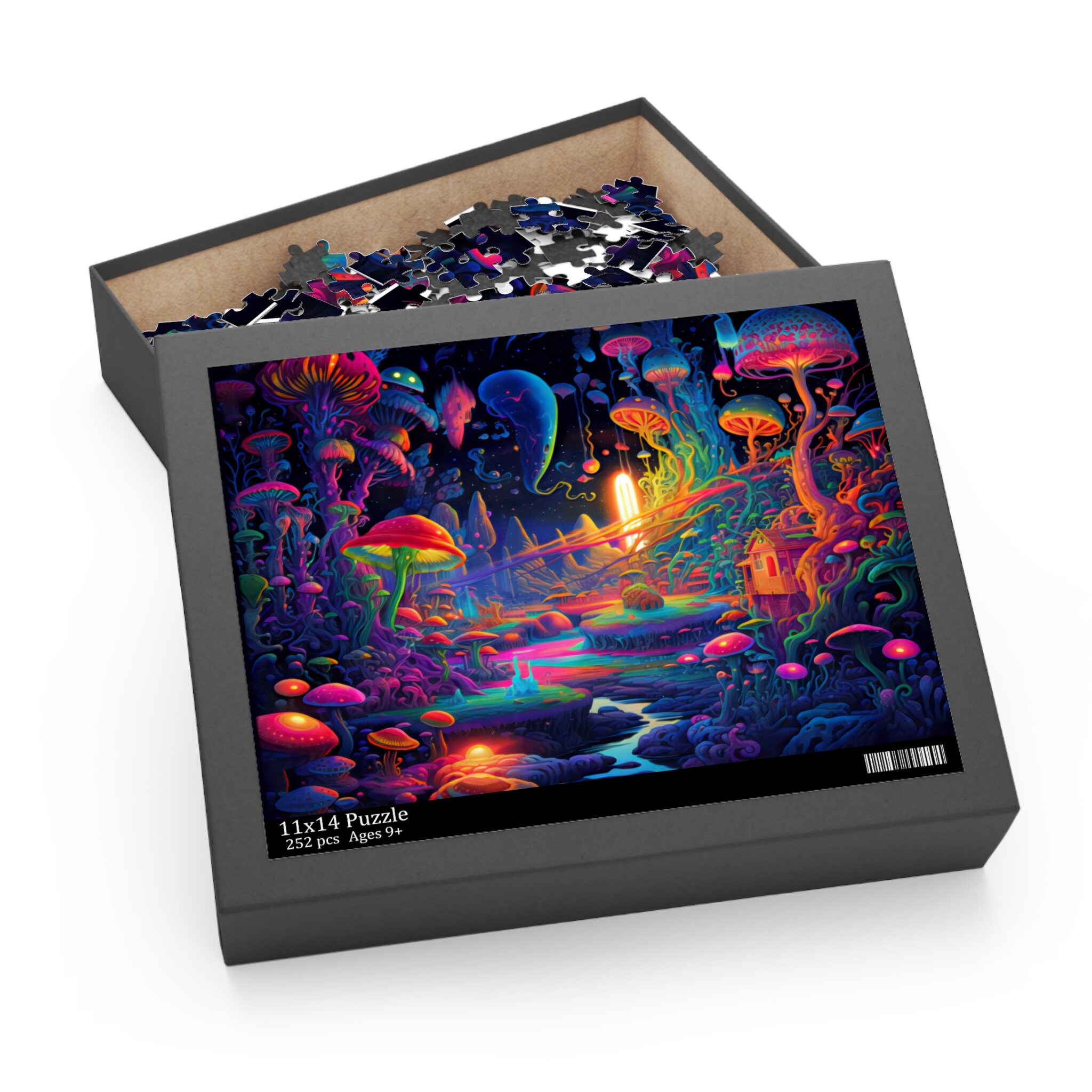 Jigsaw Puzzle Psychedelic Art Puzzle Trippy Artwork Puzzle Custom ...
