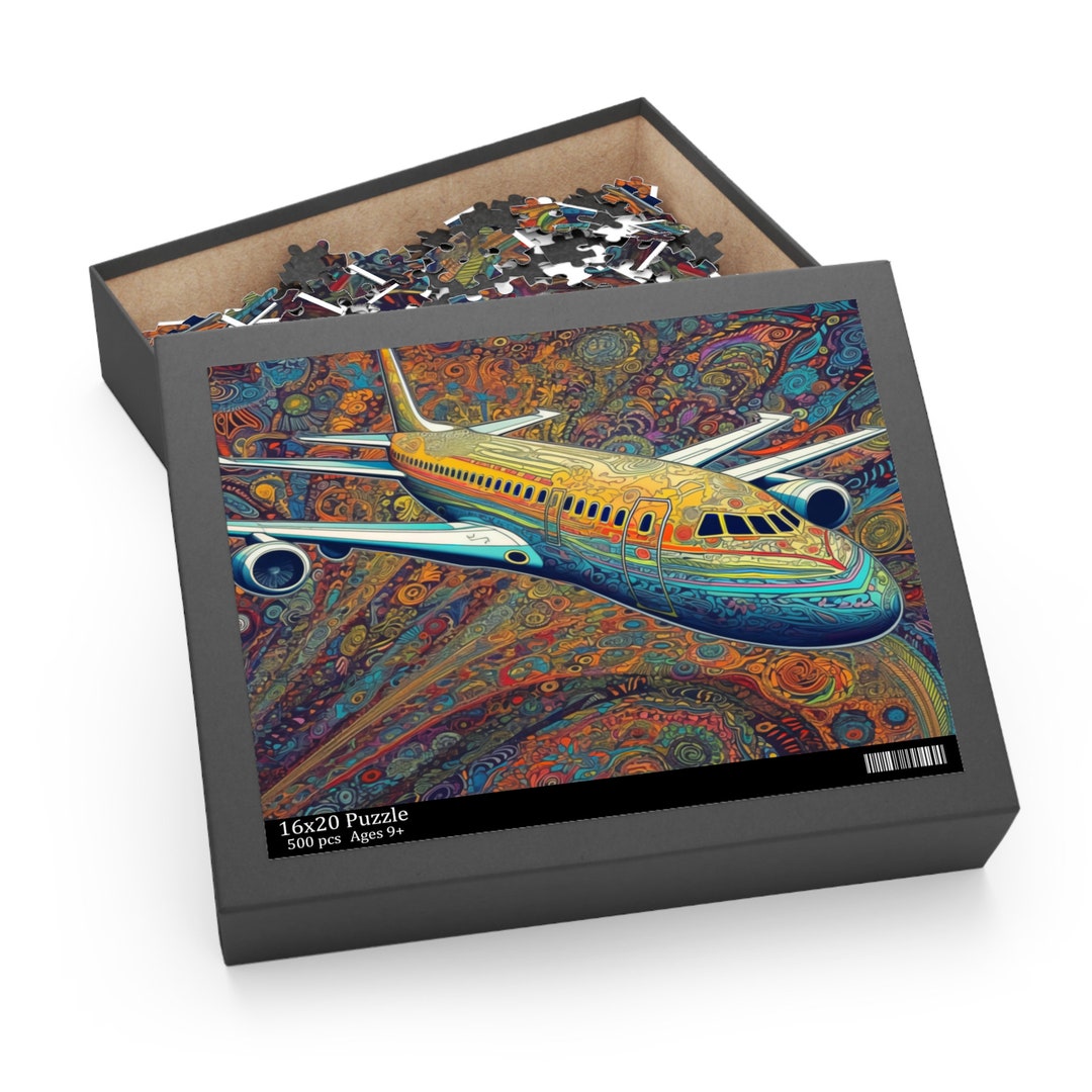 Jigsaw Puzzle Psychedelic Art Puzzle Trippy Artwork Puzzle Custom ...