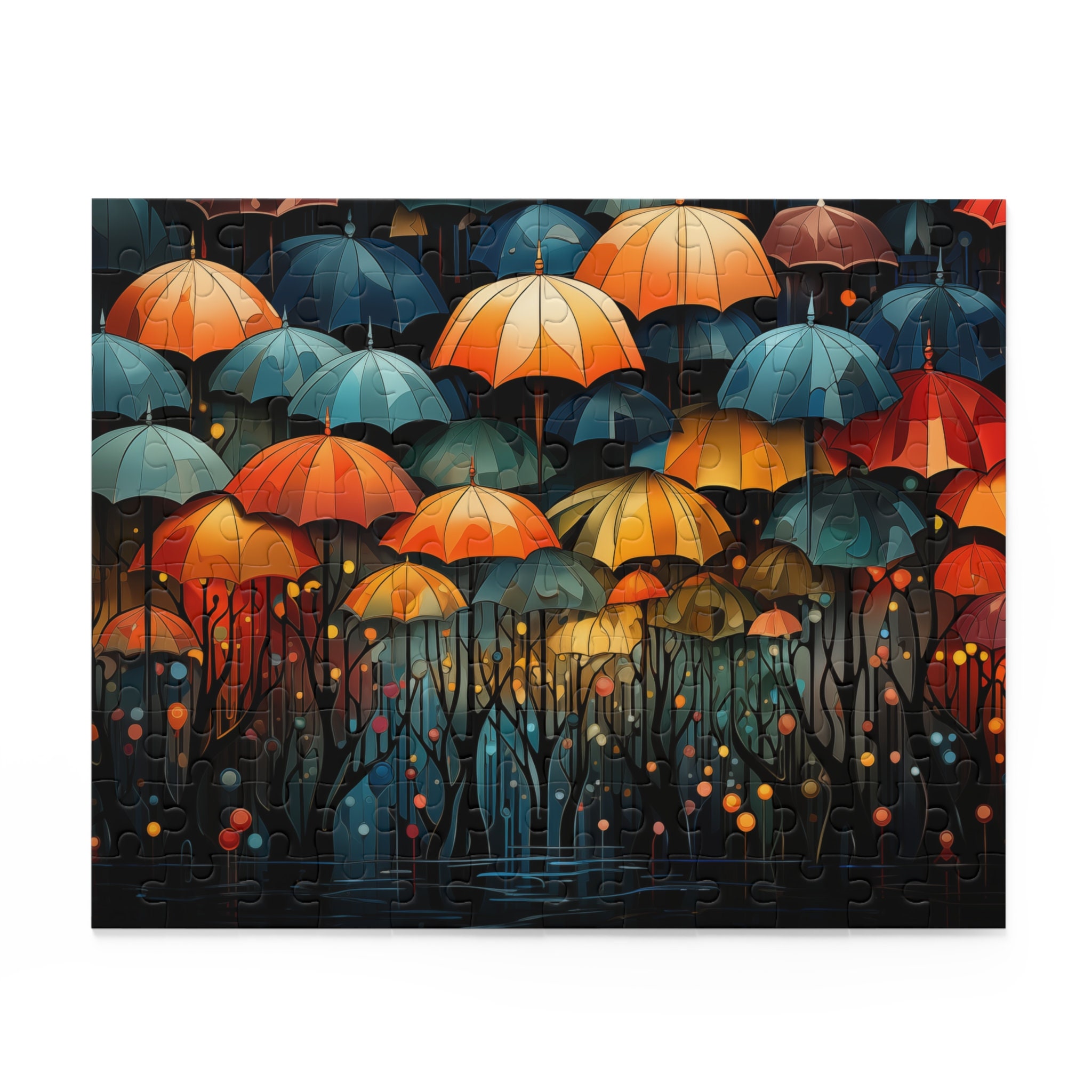 Psychedelic Jigsaw Puzzle, Trippy Puzzles for Gift, Umbrella Puzzle ...