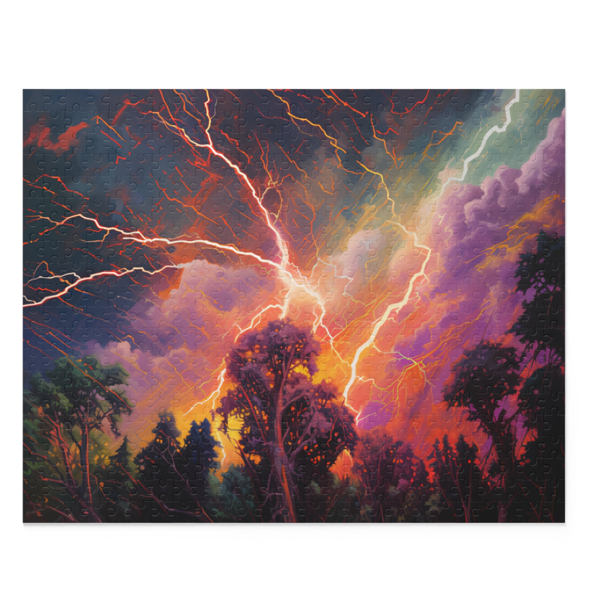 Jigsaw Puzzle Psychedelic Art Puzzle Trippy Artwork Puzzle Custom ...