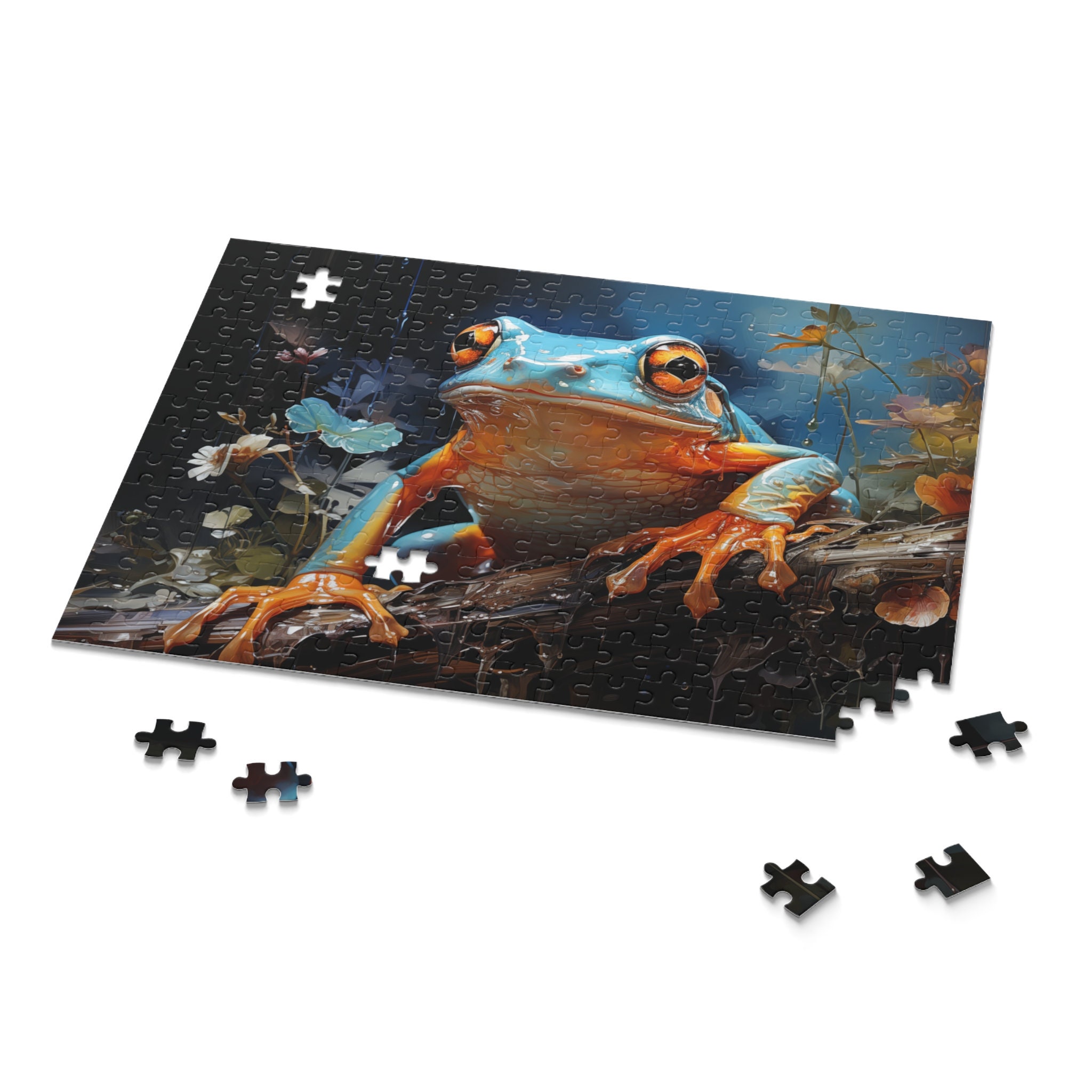 Tree Frog Puzzle, Jigsaw Puzzle for Frog Lover, Frog Lover Gift, Gift ...