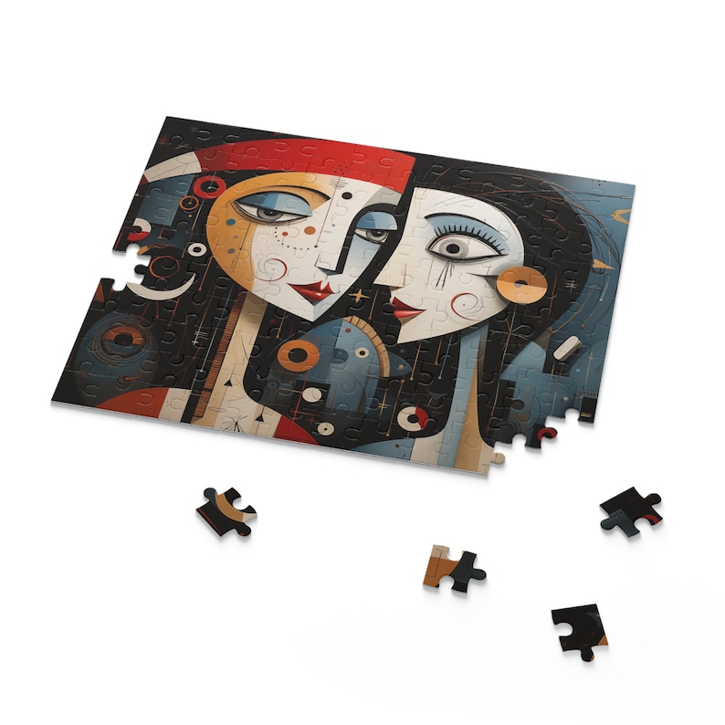 Picasso Themed Jigsaw Puzzle, Abstract Weird Puzzle, Funny Puzzles for ...