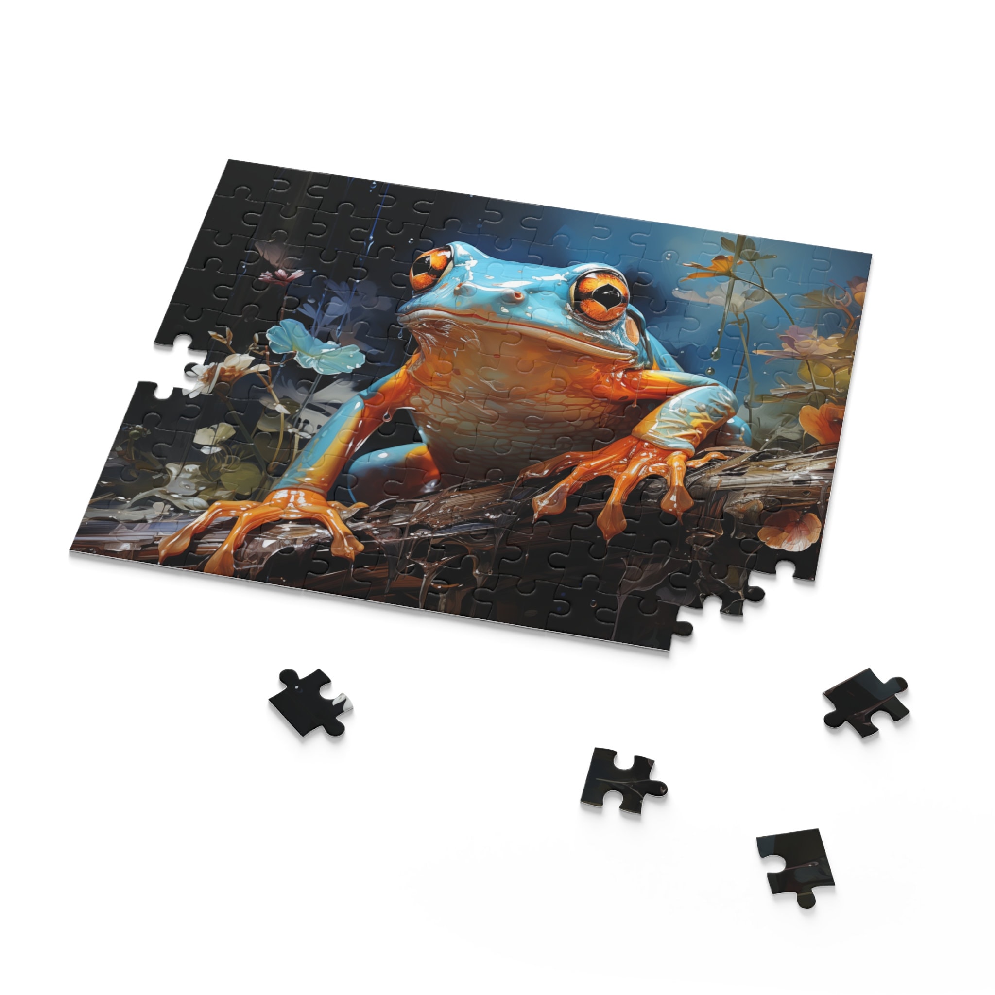Tree Frog Puzzle, Jigsaw Puzzle for Frog Lover, Frog Lover Gift, Gift ...