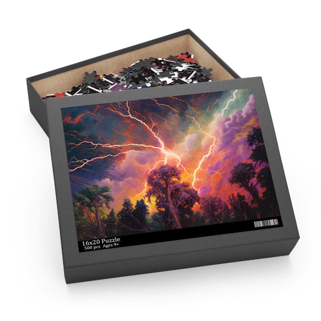 Jigsaw Puzzle Psychedelic Art Puzzle Trippy Artwork Puzzle Custom ...