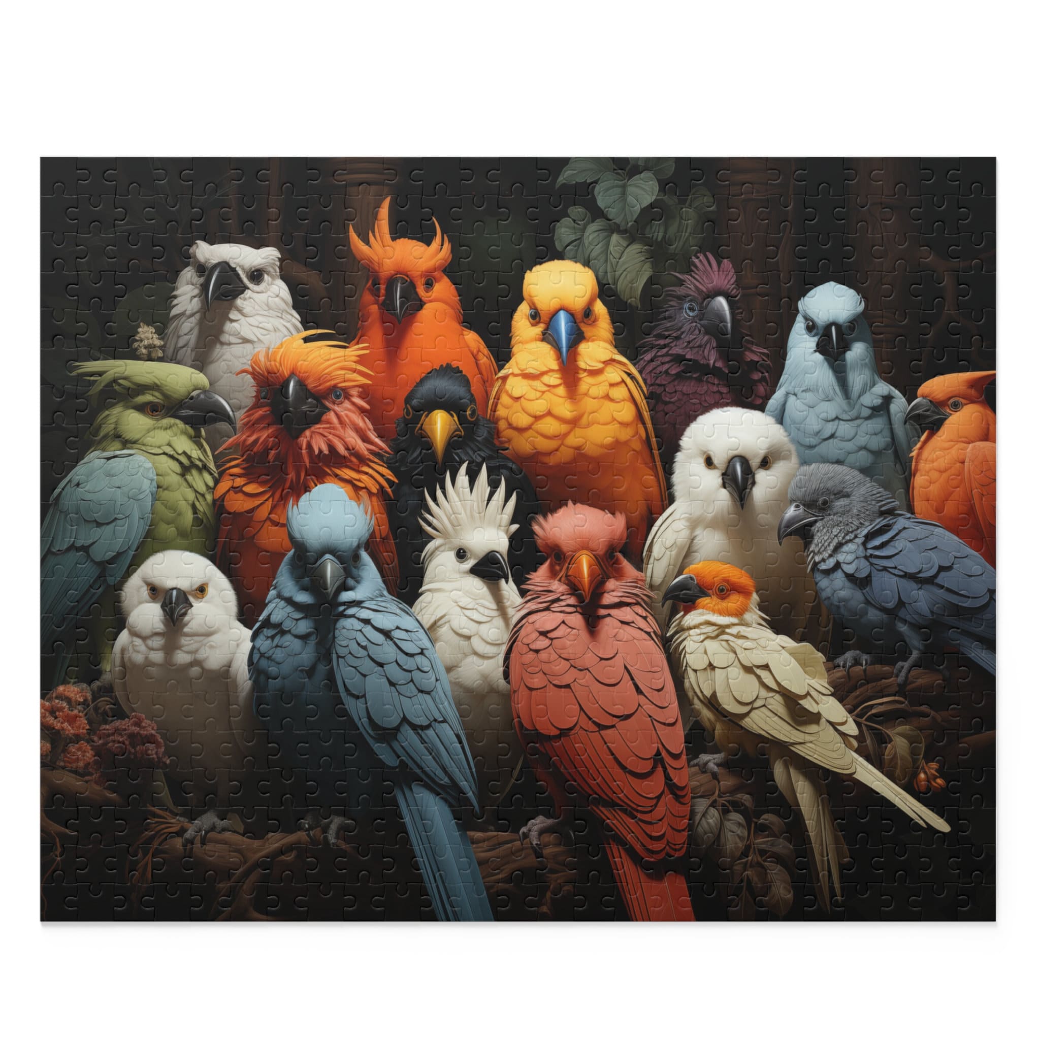 Colorful Birds Jigsaw Puzzle, Tropical Bird Puzzles, Parrots and Birds ...