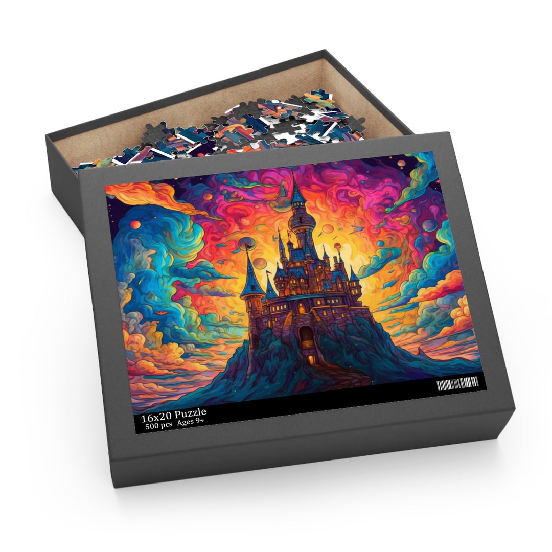 Jigsaw Puzzle Psychedelic Art Puzzle Trippy Artwork Puzzle Custom ...