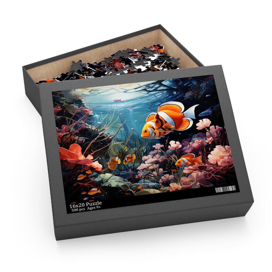 Jigsaw Puzzle, Ocean Puzzles, Coral Reef Puzzles, Puzzle for Adults and ...