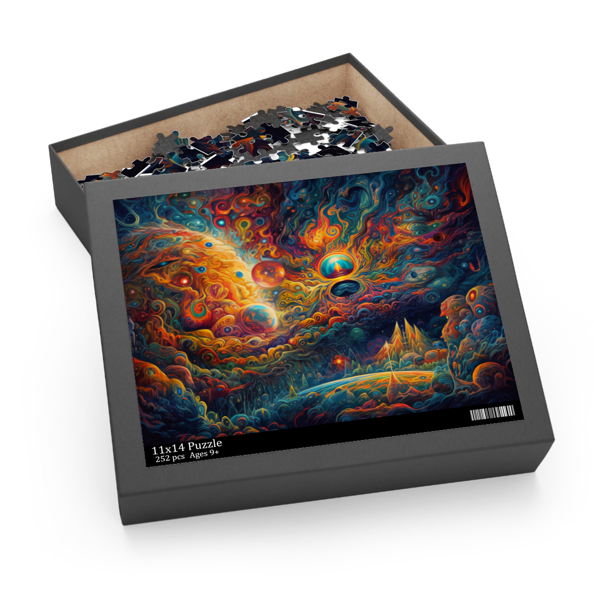 Jigsaw Puzzle Psychedelic Art Puzzle Trippy Artwork Puzzle Custom ...